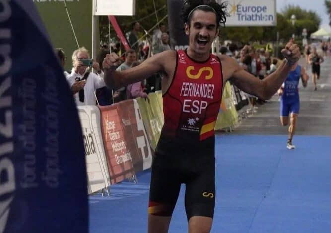 Cristian Fernández, Aquathlon World Champion in Ibiza