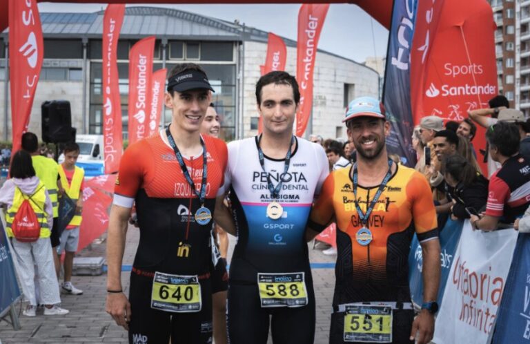 Pello Osoro y Ainhoa Murua triunfan en el Triatlón Ciudad de Santander MD