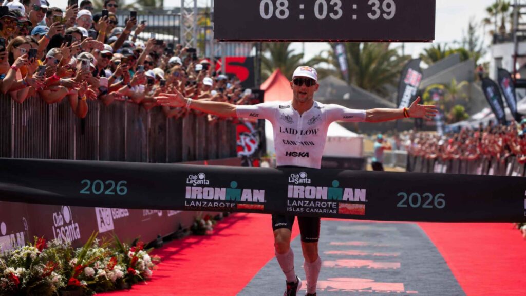 Sam Laidlow wins IRONMAN Lanzarote 2026 with a record